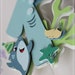 Shark Cake Topper SVG Under the Sea Kids 1st Birthday - Etsy