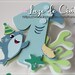 Shark Cake Topper SVG Under the Sea Kids 1st Birthday - Etsy