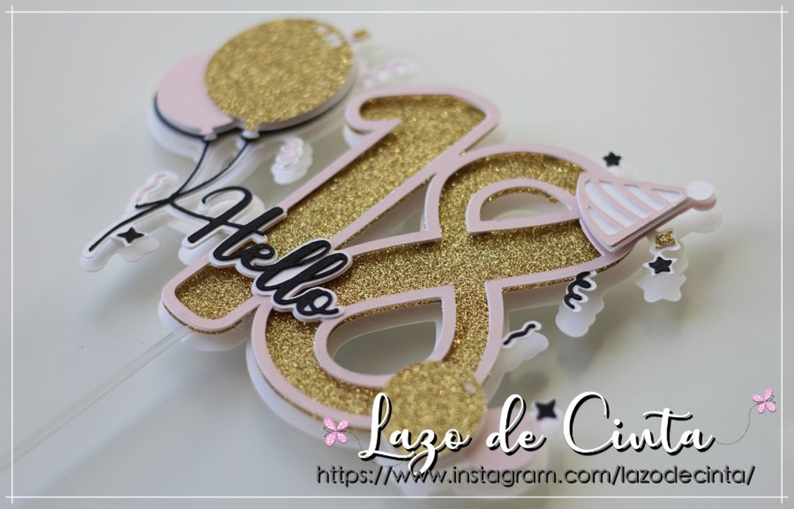 18th Birthday Cake Topper SVG | Birthday - Party - Celebration - Cake ...