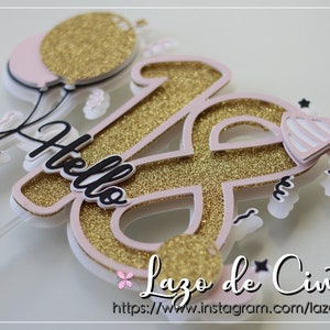 18th Birthday Cake Topper SVG | Birthday - Party - Celebration - Cake ...