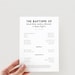 Joint LDS Baptism Program Editable Template LDS Baptism for 2, 3, or 4 Children Group LDS ...