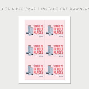 Young Women Girl's Camp Pillow Treats Socks Gift Tag Instant Download ...