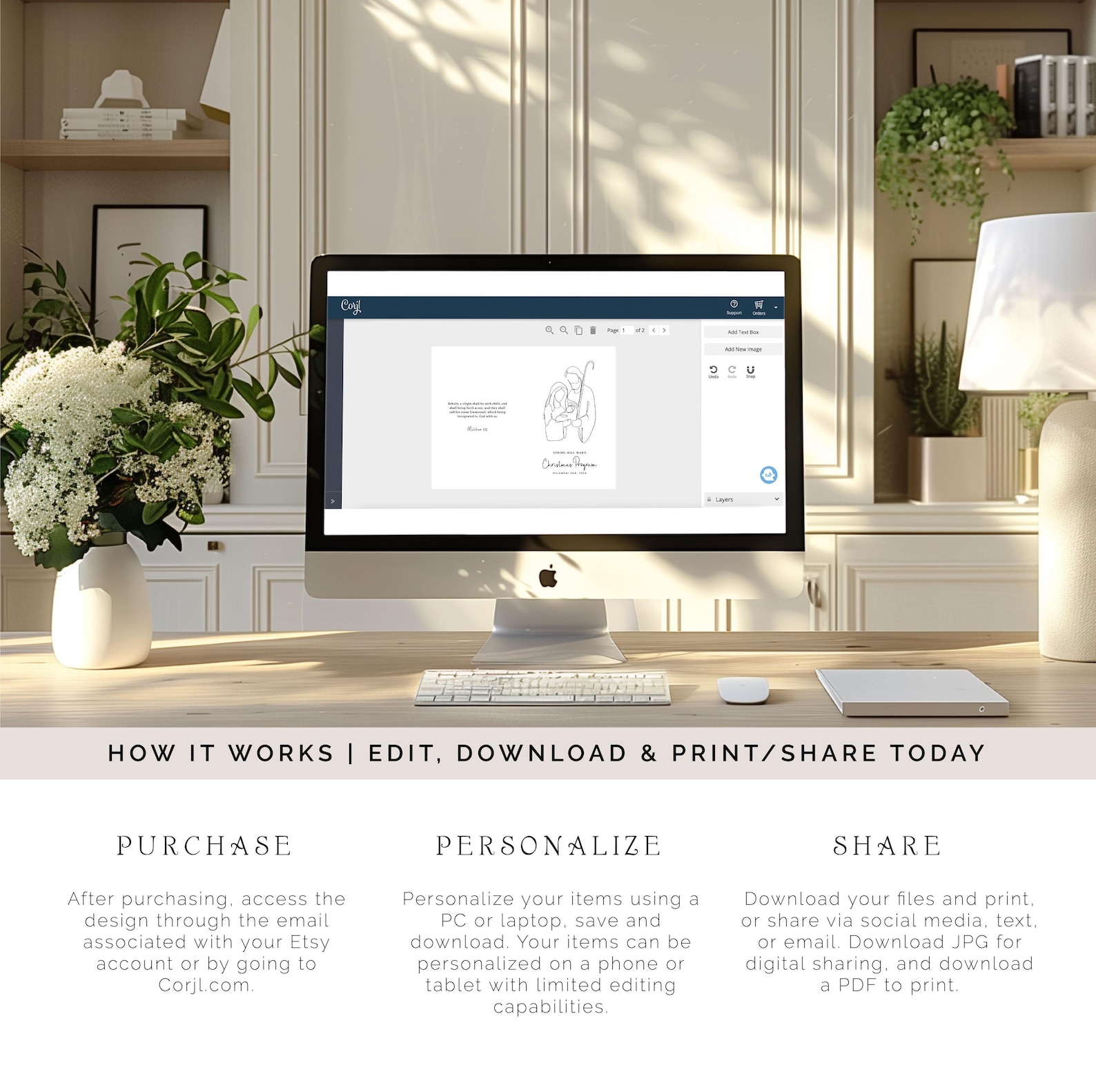 Christmas Program Template LDS Christmas Sacrament Meeting Program ...