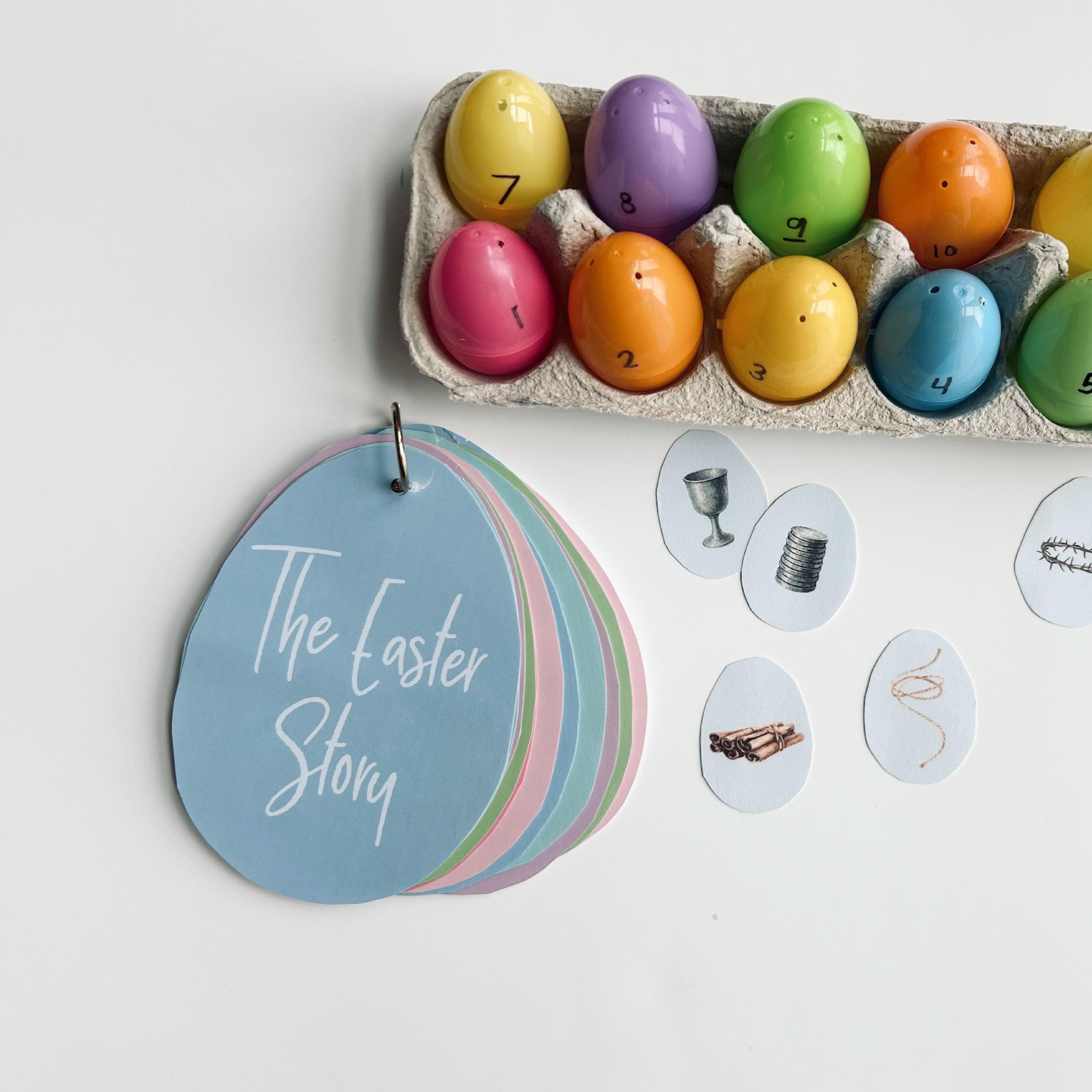 Resurrection Eggs Printable Church Lesson Easter Story Egg Hunt LDS ...