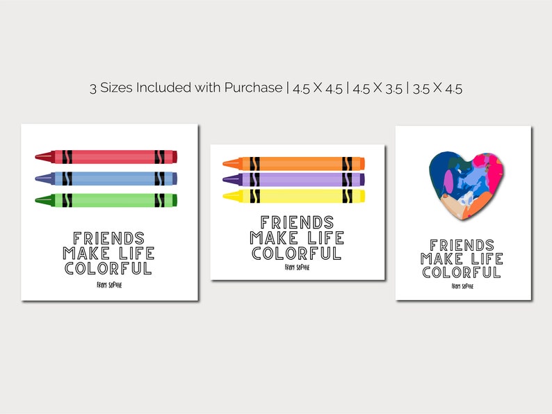Crayon Valentine Tags, Coloring Gift Tags, Classroom Valentine, Kids ...