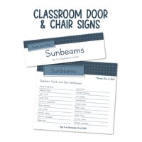 LDS Primary Class Room Door Signs, Instant Download, Mirrored Art Also ...