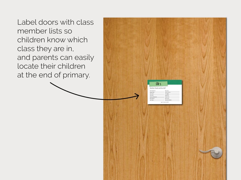 LDS Primary Door and Chair Signs | Primary Classroom Signs | Primary ...