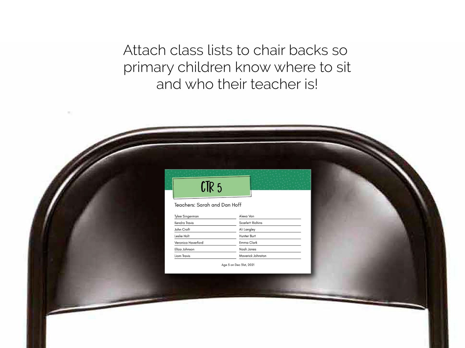 LDS Primary Door and Chair Signs | Primary Classroom Signs | Primary ...