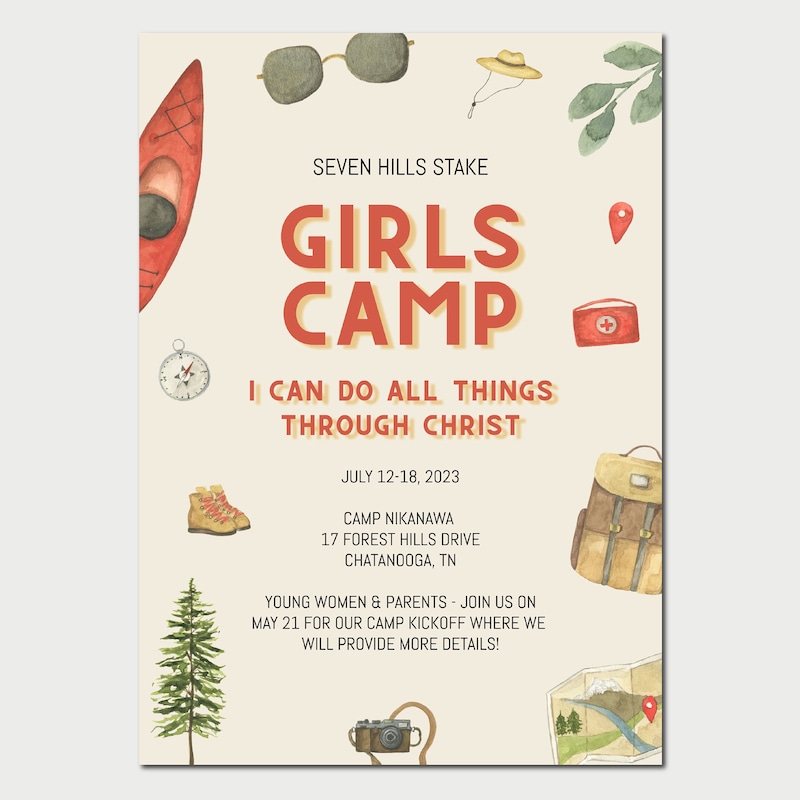 Camping Invitations - Etsy