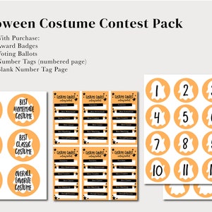 Halloween Costume Contest Kit | Printable Halloween Costume Contest ...