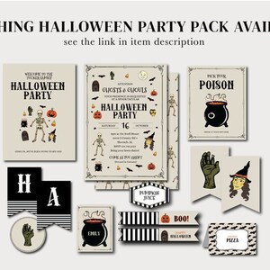 Halloween Party Food Tents, Labels or Place Cards, Halloween Party ...