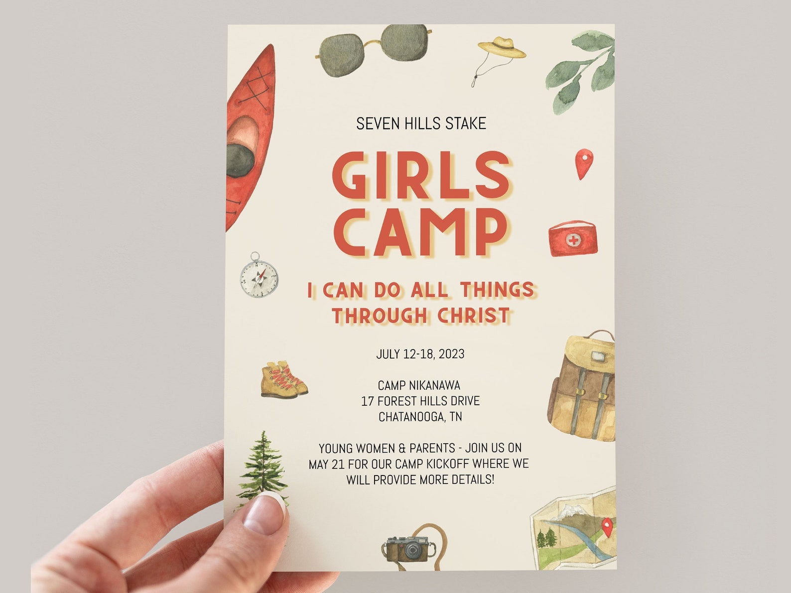 LDS Girls Camp Bundle Young Women's Camp Printables - Etsy