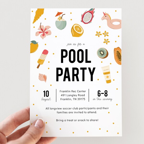 Pool Party - Etsy