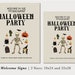 Halloween Party Pack Printables Editable Halloween Bundle Instant ...