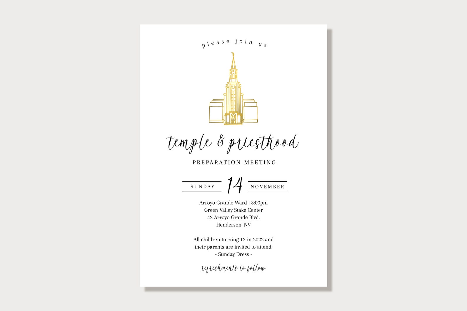 Boston, MA LDS Temple and Priesthood Preview Invitation | LDS Temple ...