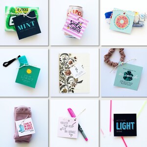 Young Women Girl's Camp Pillow Treat Bundle | Large Gift Tag Bundle ...