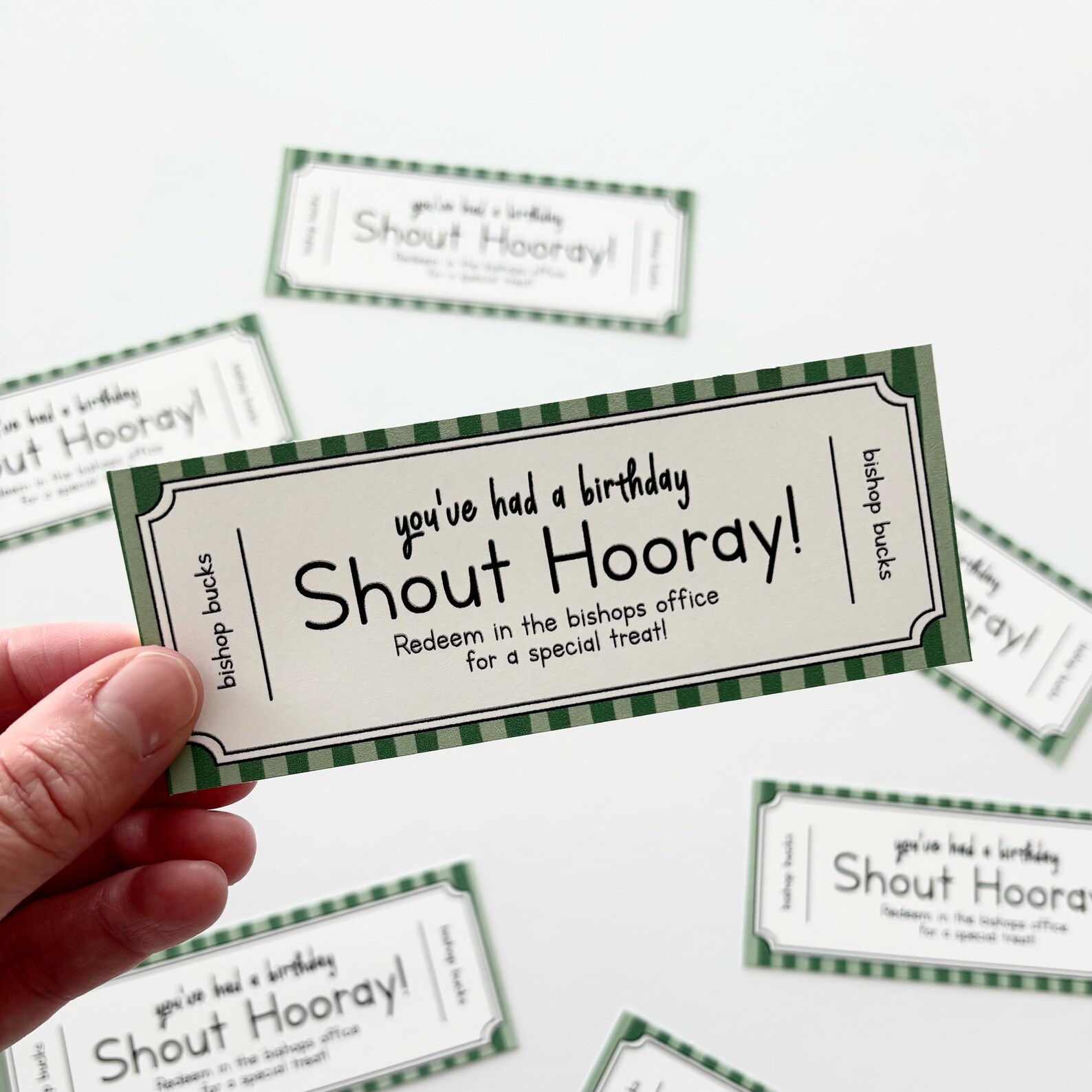 LDS Primary Bishop Bucks Coupon for Birthday Gift 2026 Old Testament - Etsy