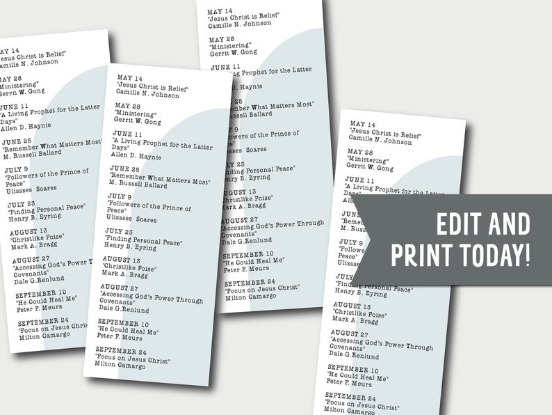 Relief Society Lesson Printable Bookmark | LDS Relief Society Lesson ...