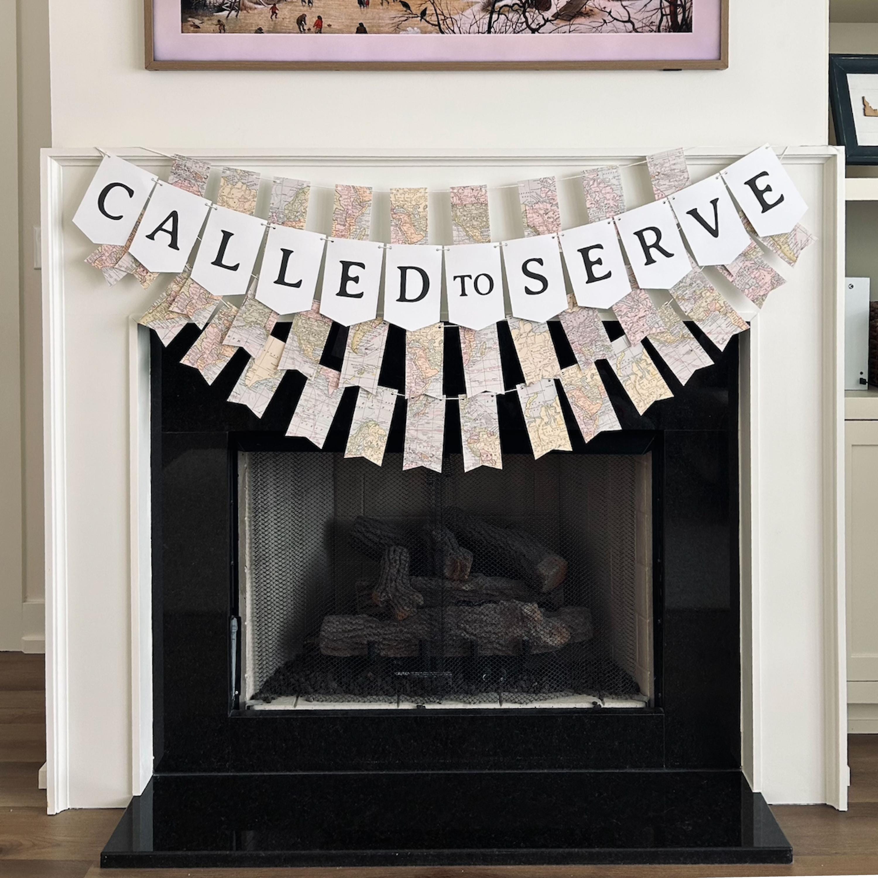 Called to Serve Banner Printable Mission Call Opening Banner Printable ...