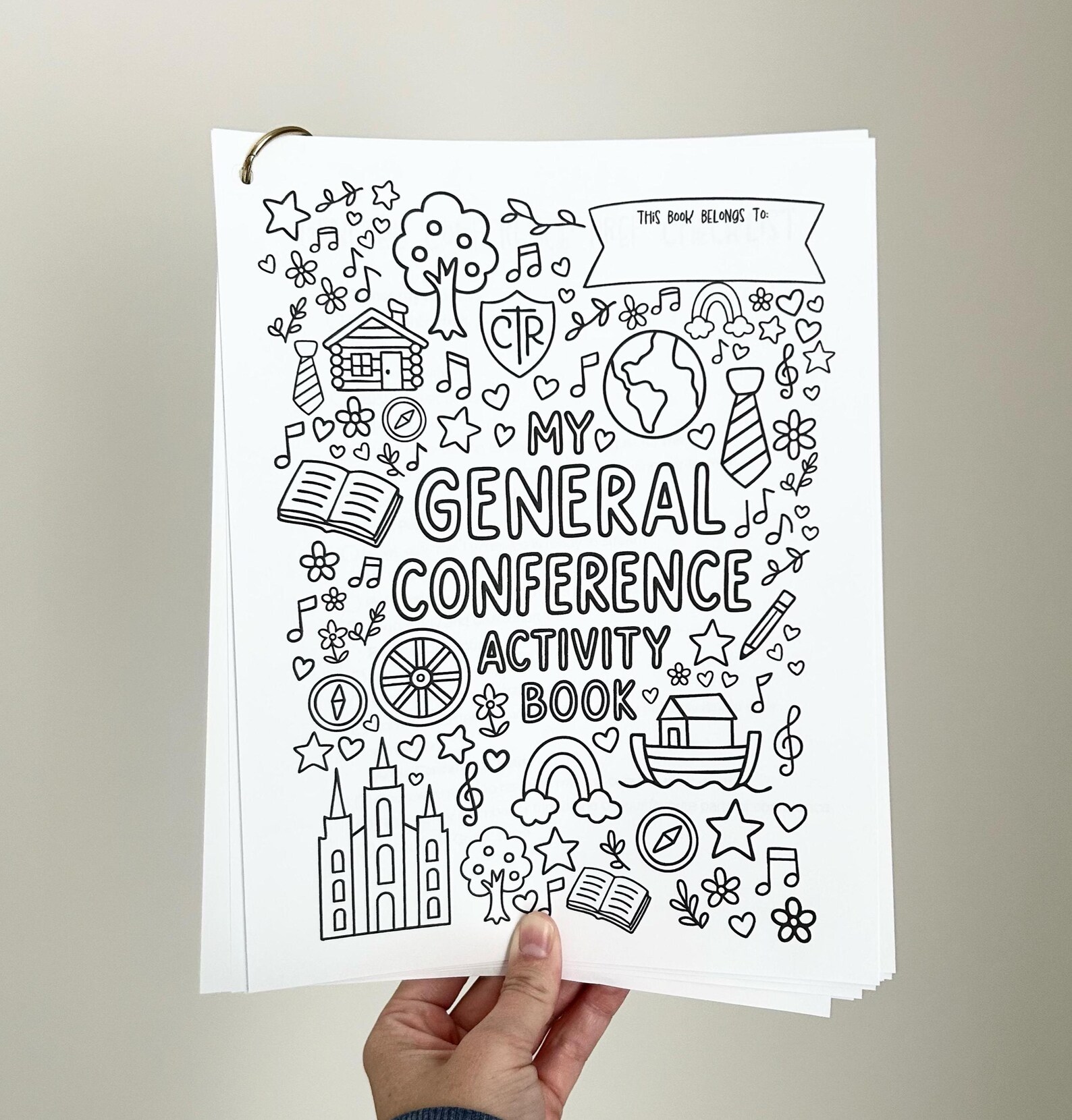 Lds General Conference Activity Packets Kids, Senior and Junior Primary ...