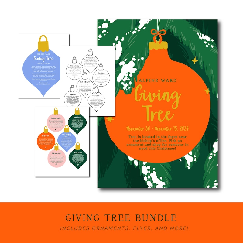 Printable Angel Tree Tags - Etsy