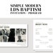 Sign up Sheet Template | 2 Sign up Forms | LDS Minimalist Sign up Sheet ...