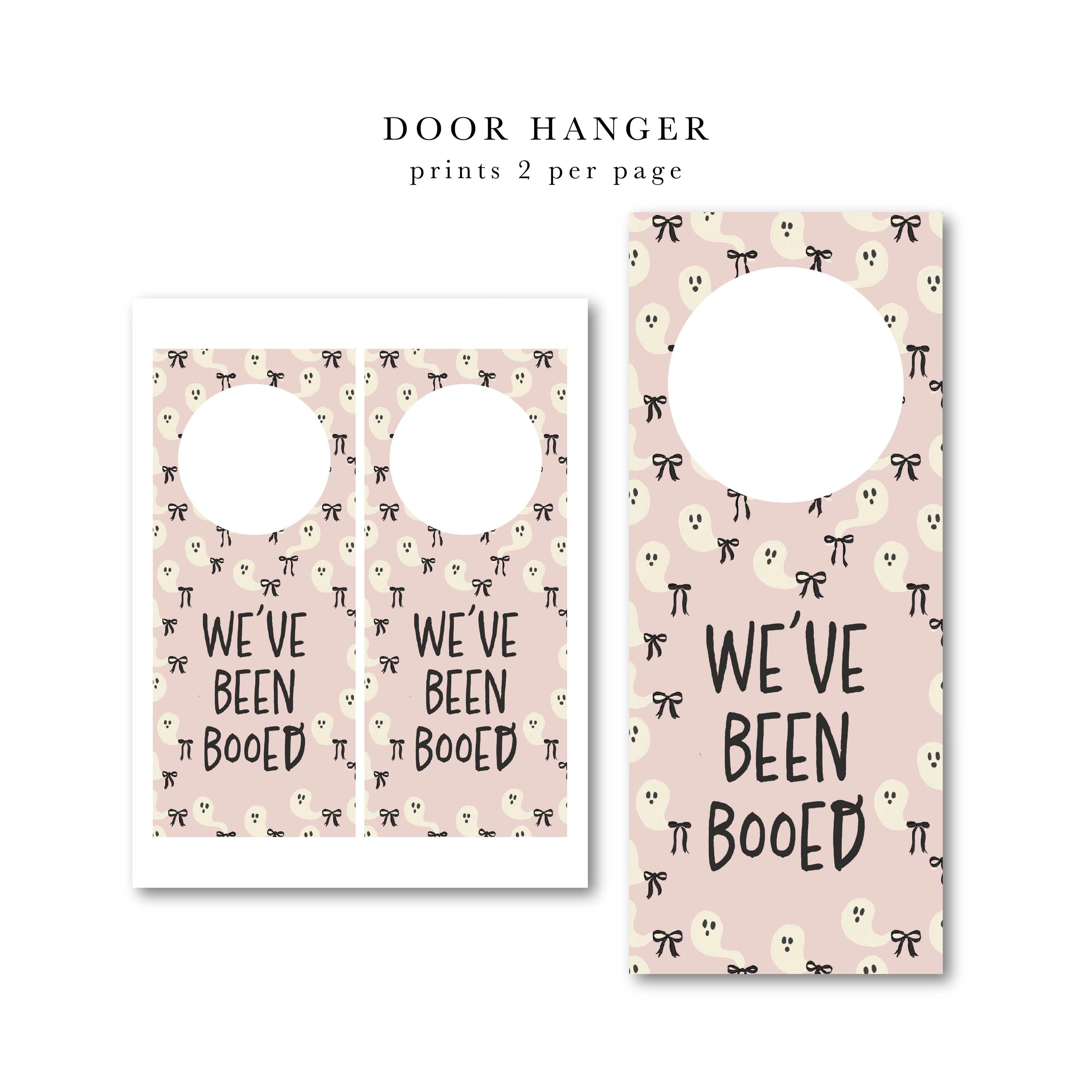 You've Been Booed Kit Printable Halloween Game, Girly We've Been Booed ...