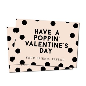Pop It Valentine Tags, Popper Gift Tags, Classroom Valentine, Kids ...
