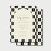 Checkers Baby Shower Invitation Checkerboard Baby Shower Invite Neutral ...