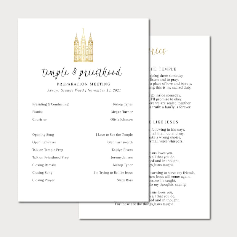 Program Holder - Etsy