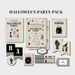 Halloween Party Pack Printables Editable Halloween Bundle Instant ...