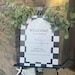 Check Baby Shower Welcome Sign Checker Board Welcome Sign - Etsy