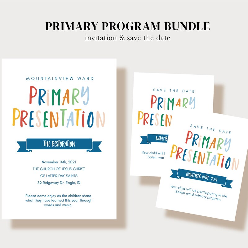 Lds Primary - Etsy