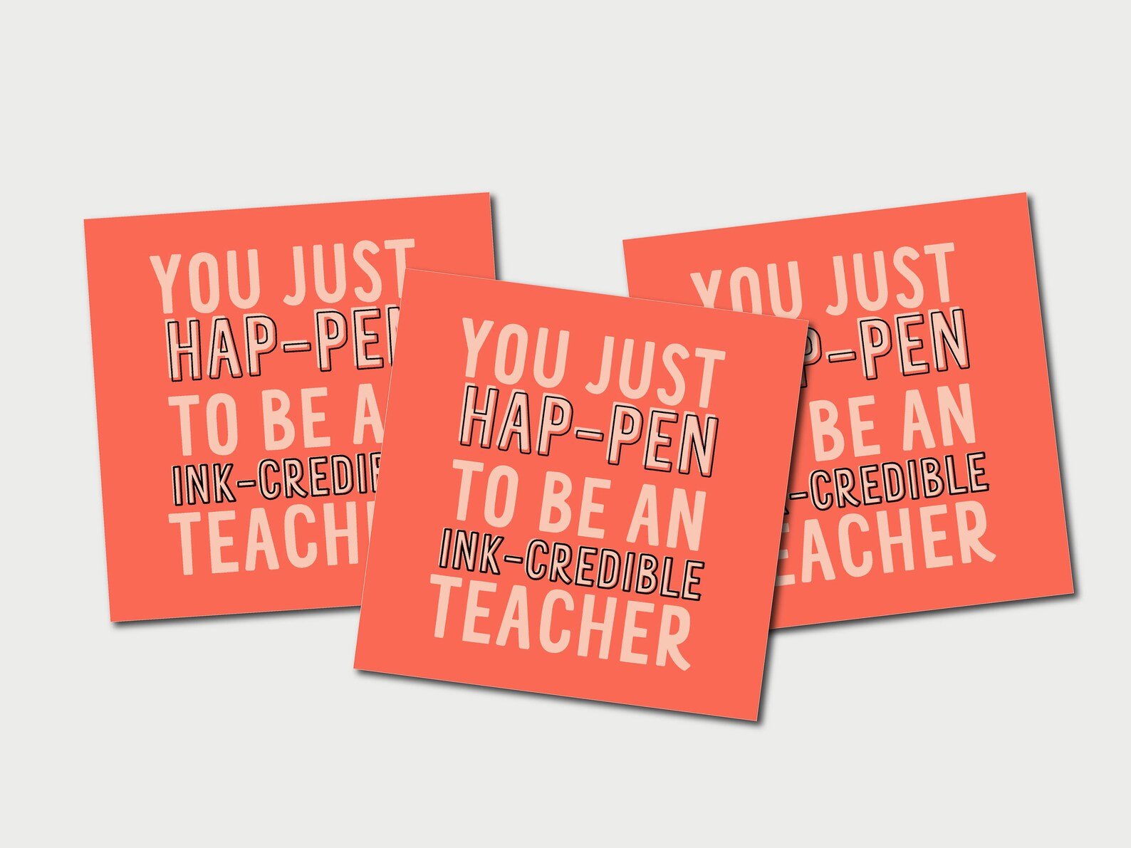 Pen Teacher Appreciation Tags, Staff Appreciation, Pen Gift Tag ...