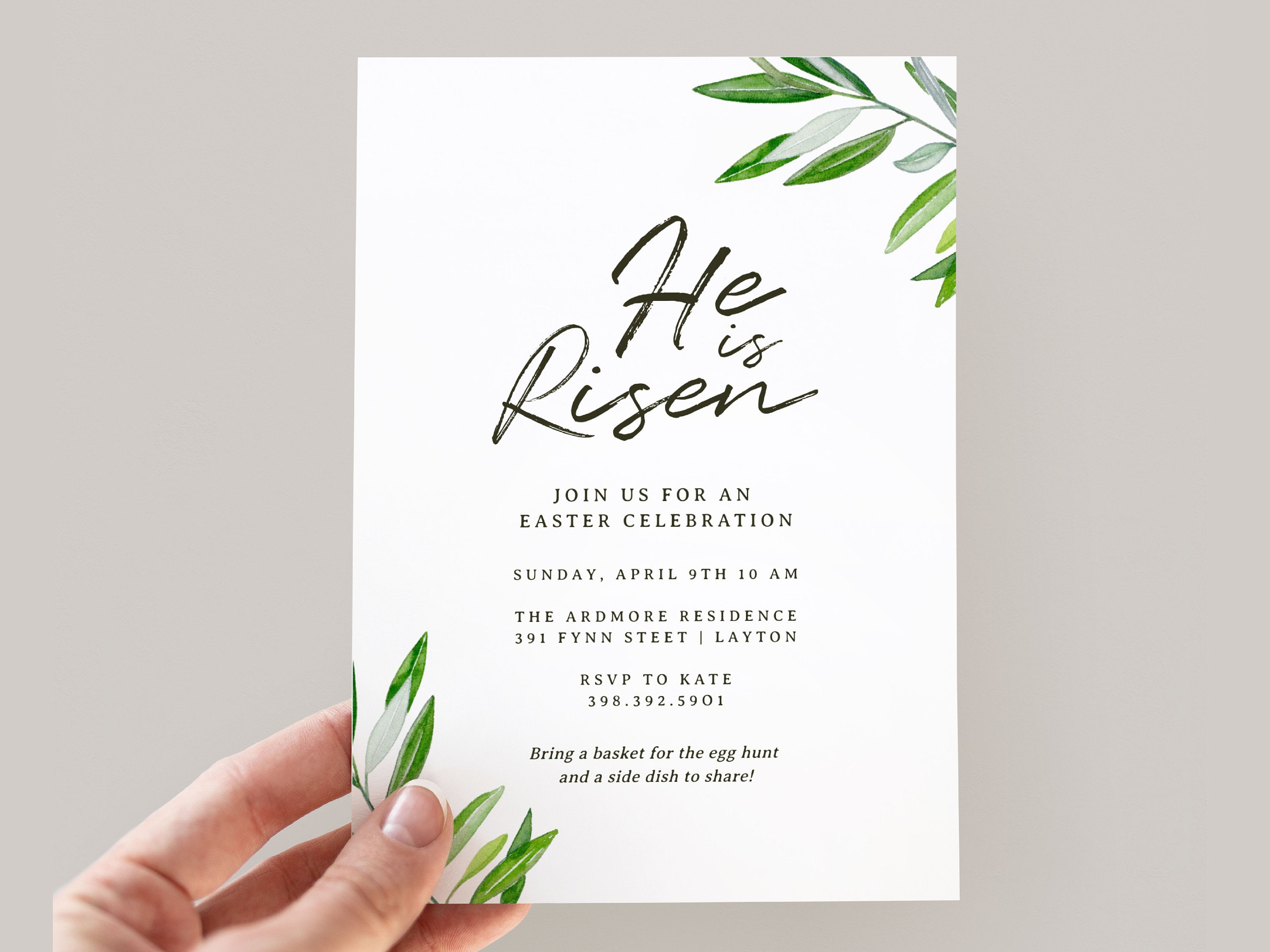 Christian Lunch Invitation Template