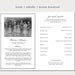 LDS Funeral Program, Memorial Service Program, Order of Service ...
