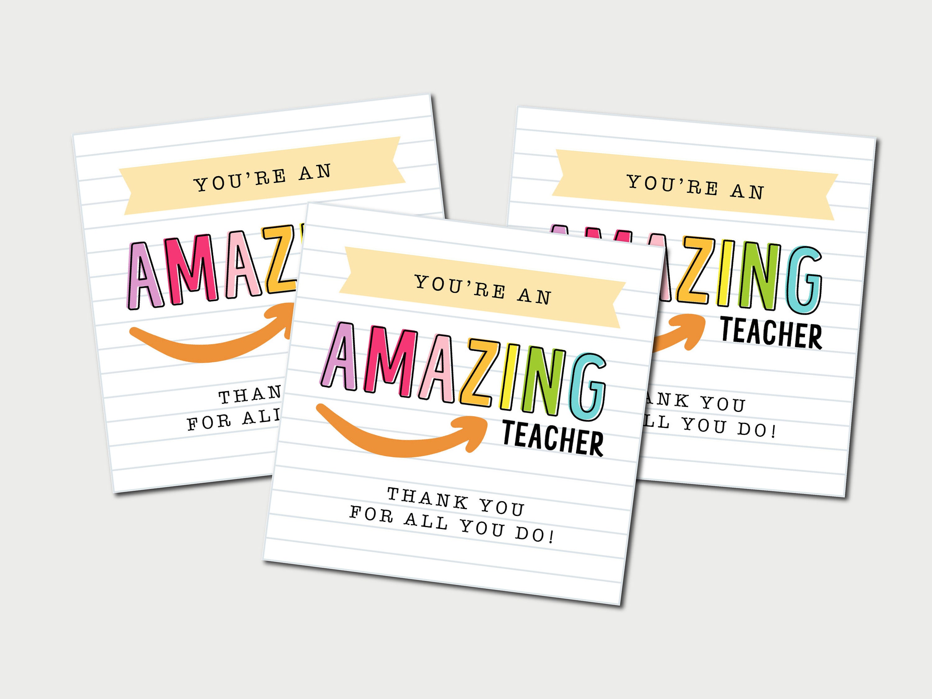 Amazon Gift Card Teacher Appreciation Tags, Staff Appreciation, Teacher ...