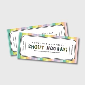 Bishop Bucks Primary, LDS Primary Coupon Reward, Bishop Prize Treat ...