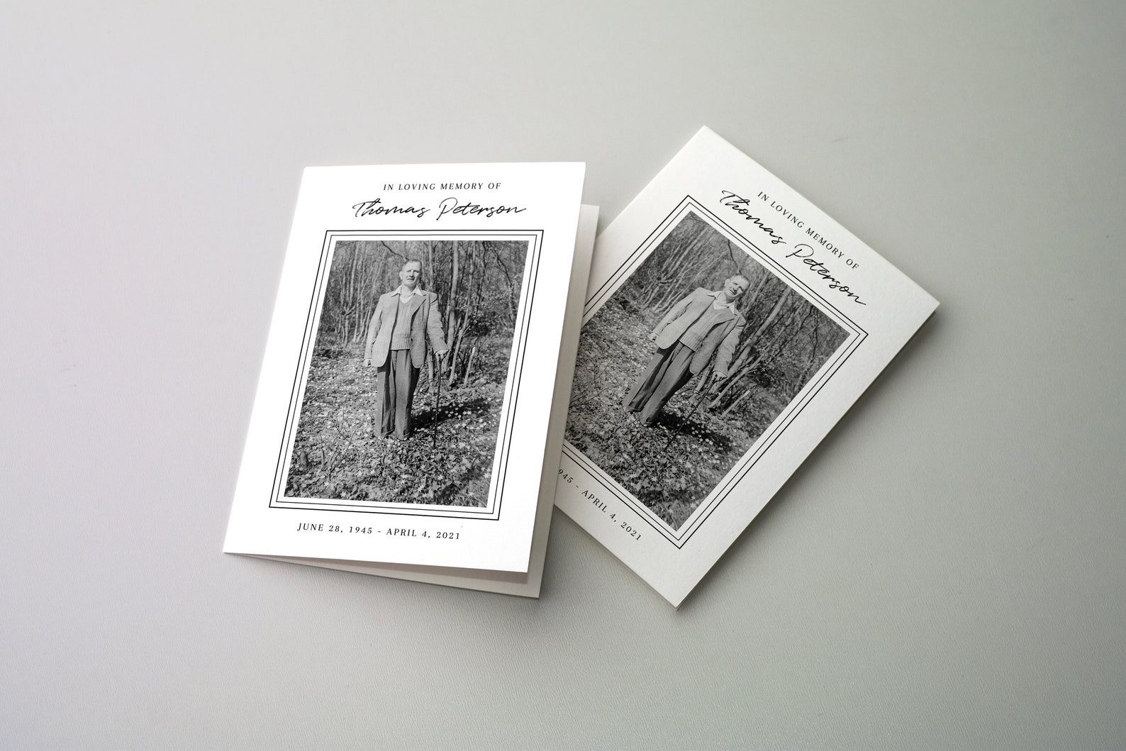 LDS Funeral Program, Memorial Service Program, Order of Service ...