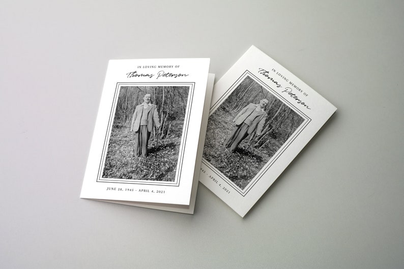 LDS Funeral Program Memorial Service Program Order of | Etsy