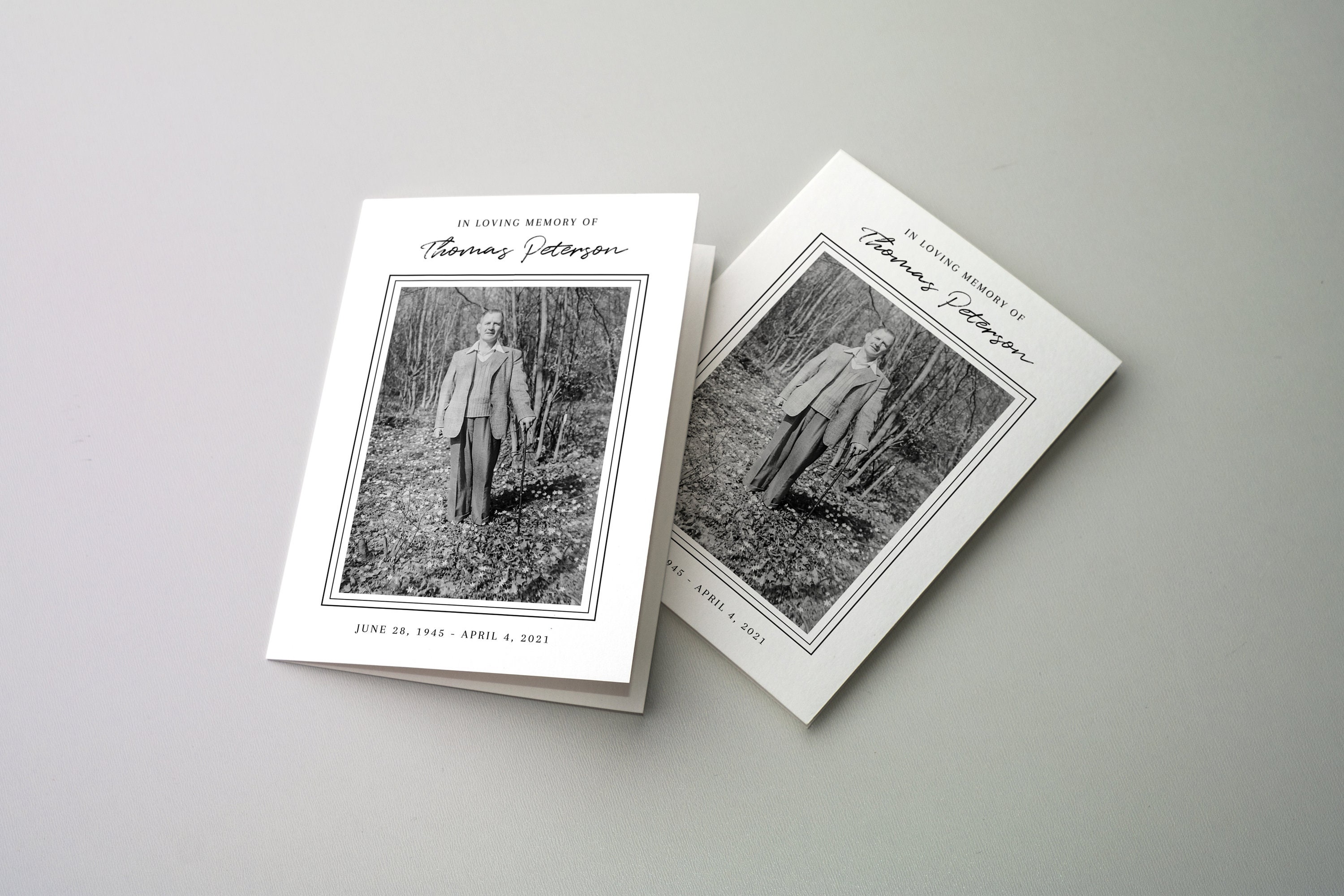 LDS Funeral Program, Memorial Service Program, Order of Service ...