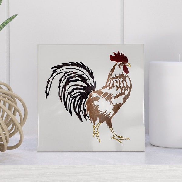 Rooster Trivet - Etsy