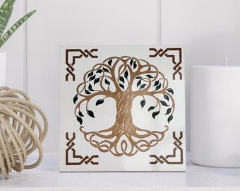 Tree of Life Tile - Etsy