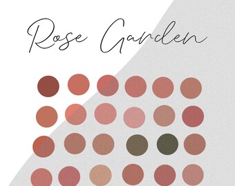 Procreate Color Palette Vintage Garden Procreate Swatches, Color ...