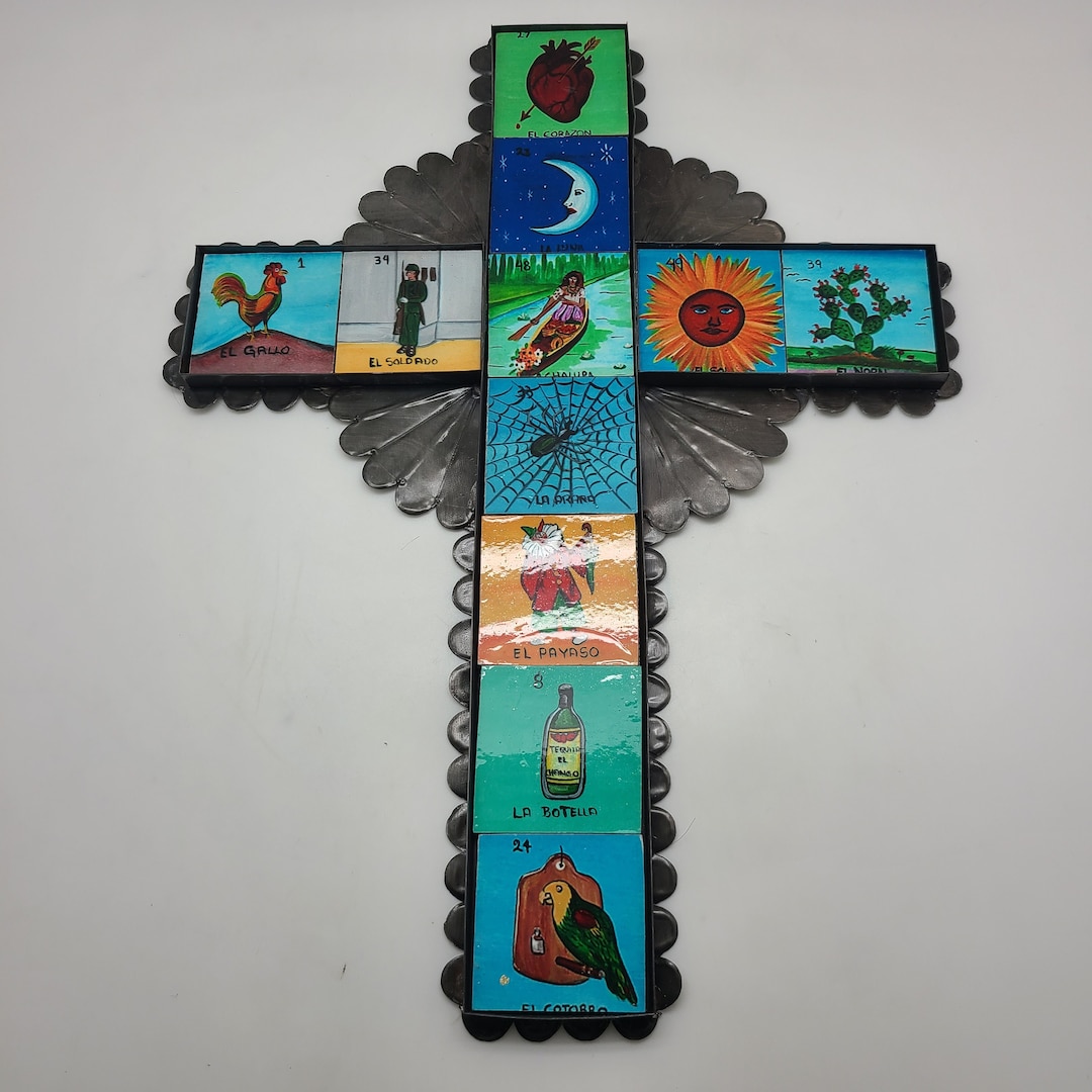 Loteria Picture Cross Large - Etsy