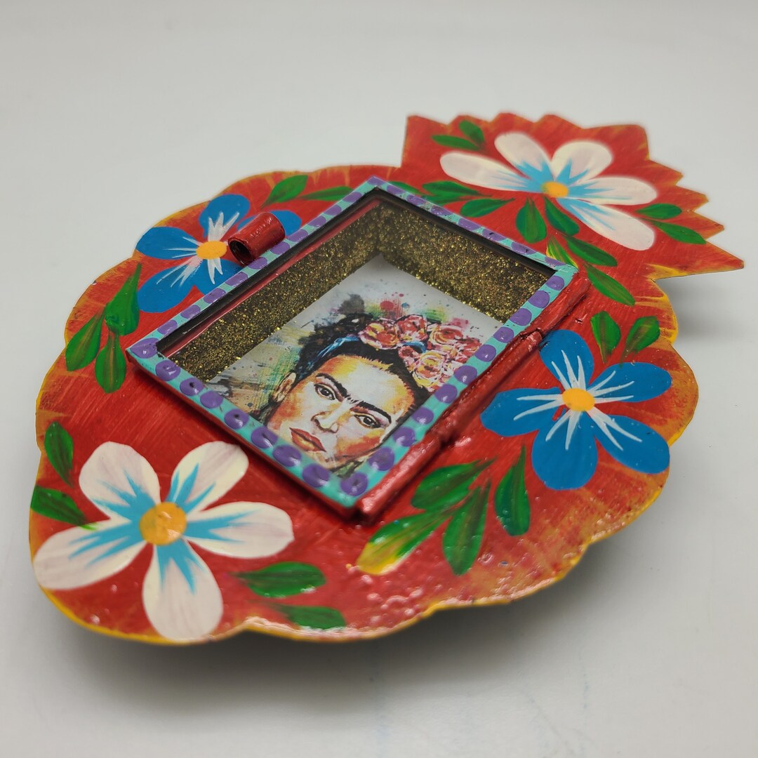 Frida Kahlo Nicho Hand-painted - Etsy