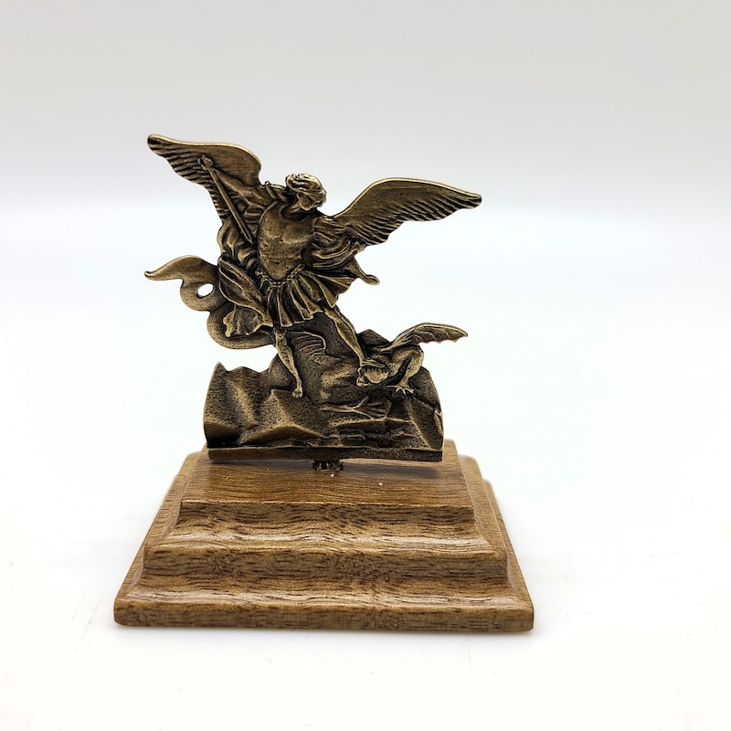 Saint Michael Pewter - Etsy UK