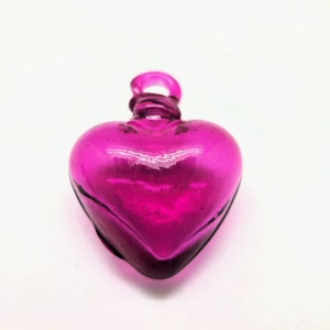 Small Handblown Glass Heart Ornaments - Etsy