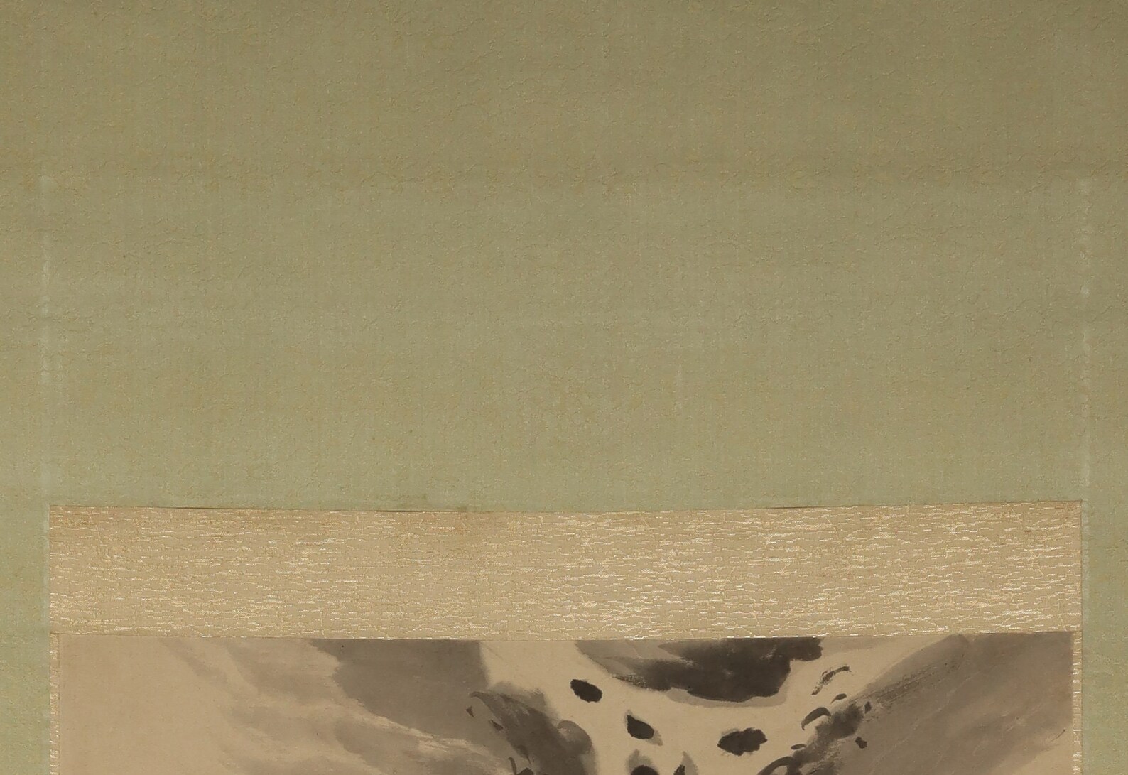 Waterfall With Signature 'koseki Gaishi Ju' 耕石外史壽 Nakanishi Koseki 中西耕石 ...