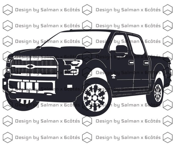 Ford F Series Cutfile Svg Dxf Ai - Etsy